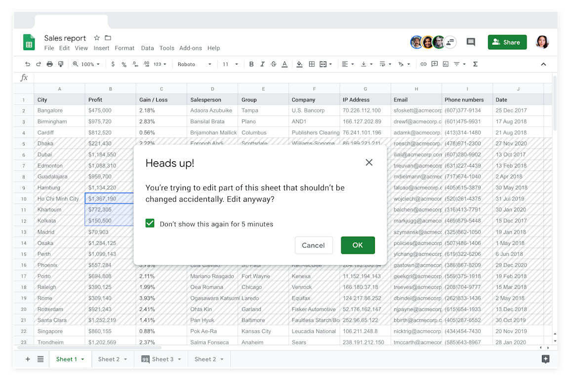 Sheets - DEMETER ICT