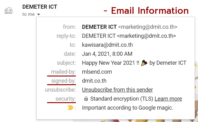 เจาะลึก วิธีการดูอีเมลปลอมของมิจฉาชีพ by Demeter ICT - DEMETER ICT