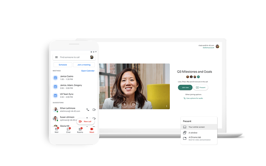 ประชุมออนไลน์ด้วย Google Meet - DEMETER ICT