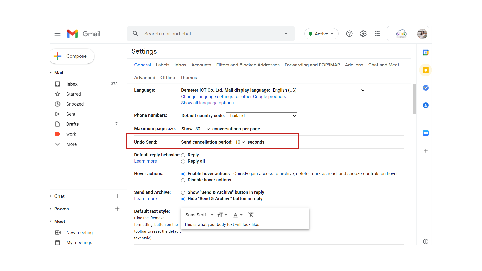 ส่งอีเมลผิด ยกเลิกได้ ด้วยการตั้งค่าใน Gmail - DEMETER ICT