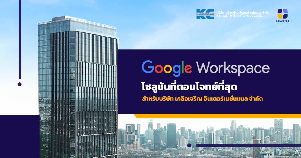 Google Workspace ช้อปดีมีคืน 2566 - DEMETER ICT