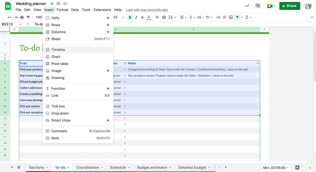จัดการโครงการและแผนงานให้ดูง่ายขึ้นด้วย Timeline View ใน Google Sheets - DEMETER ICT