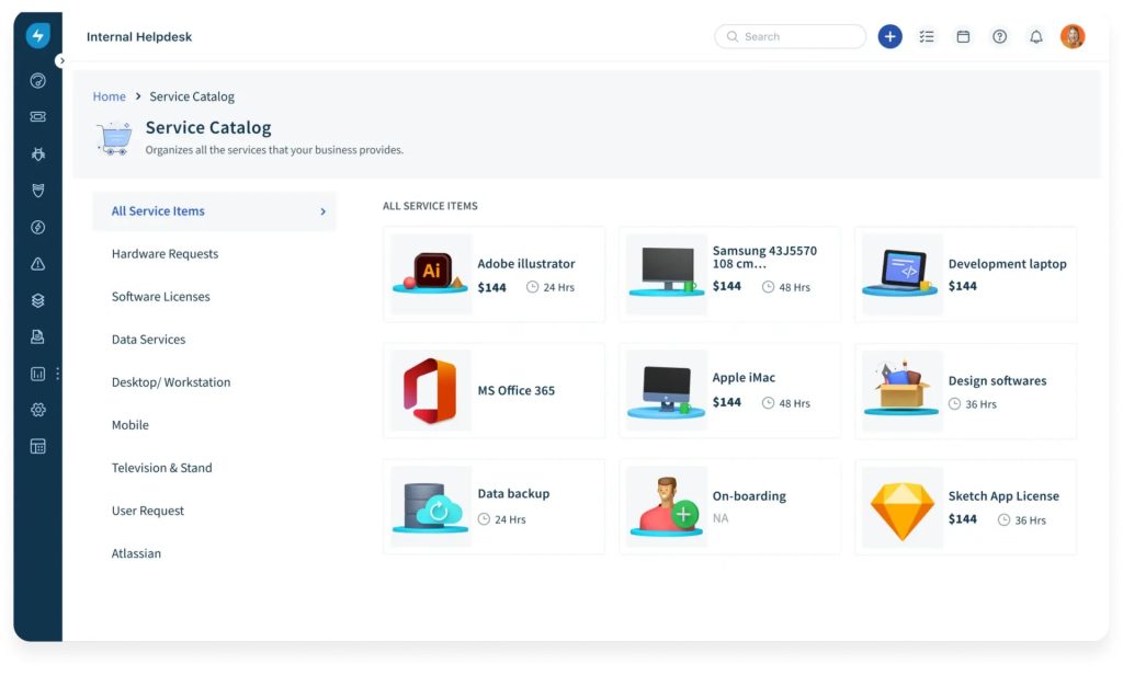 Freshservice ซอฟต์แวร์เพื่อการจัดการด้านไอที | DEMETER ICT