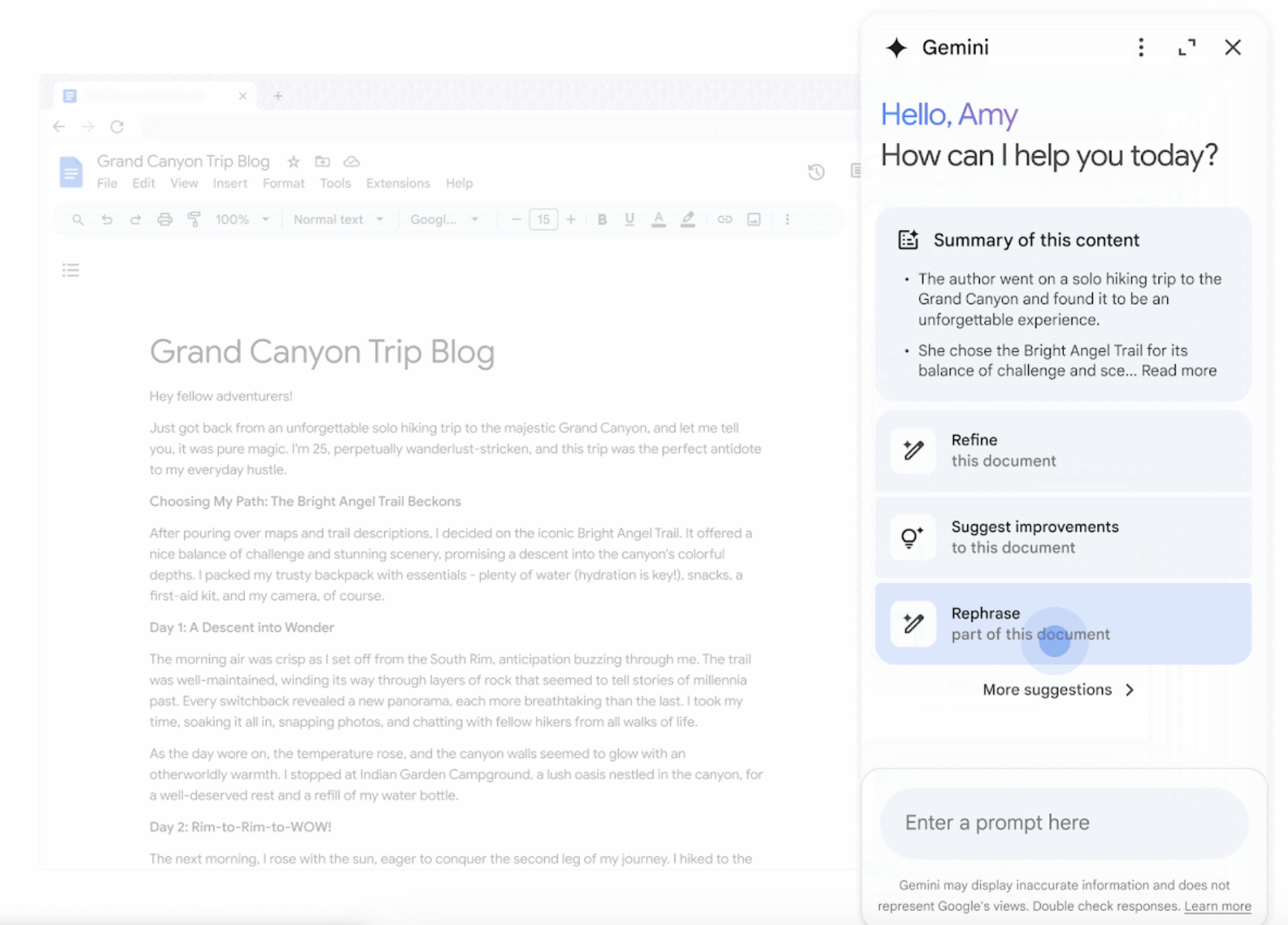 “พบกับหน้าตา Gemini for Google Workspace แบบ Side panel” คิดงานไม่ออก ...
