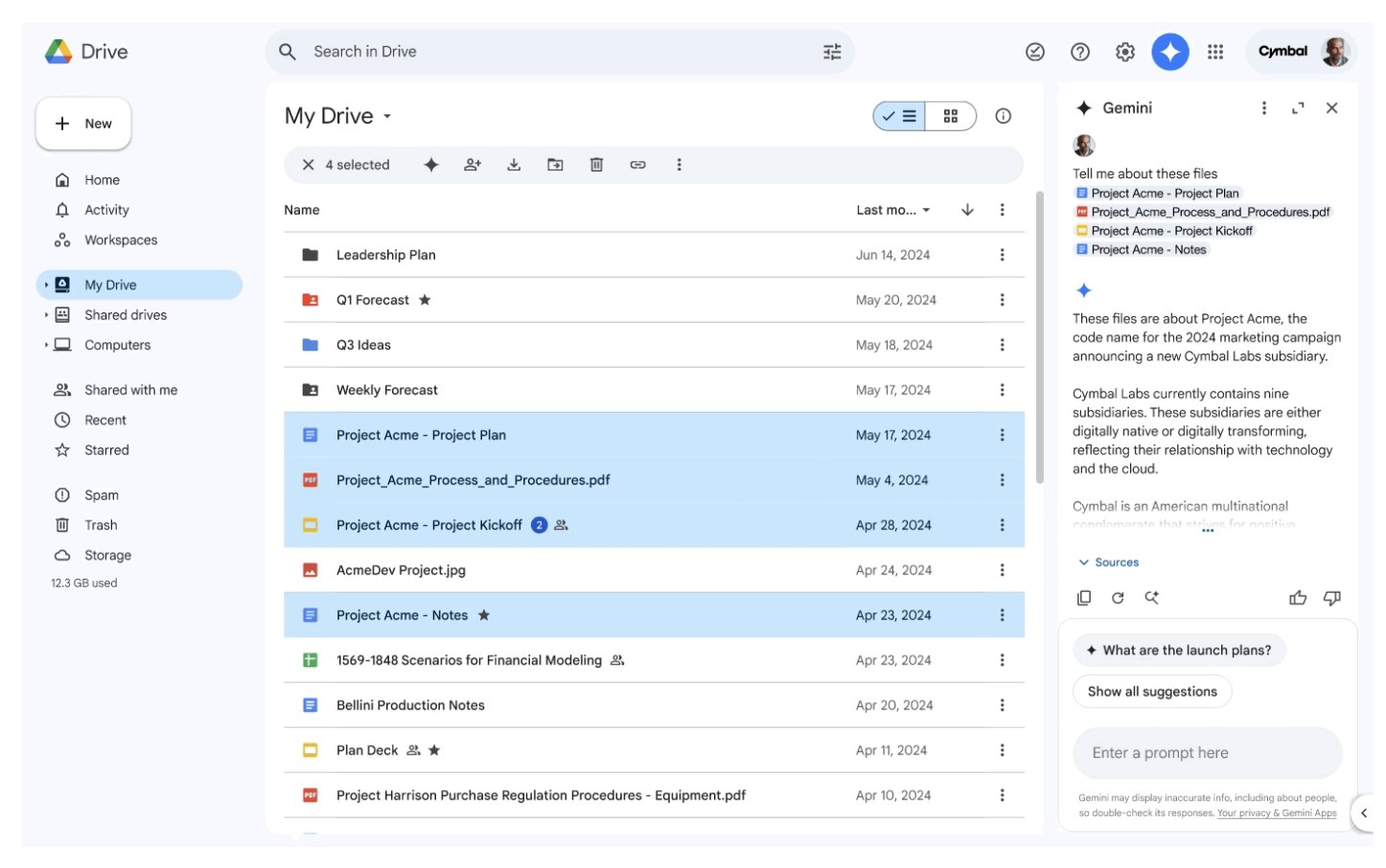 “พบกับหน้าตา Gemini for Google Workspace แบบ Side panel” คิดงานไม่ออก ...