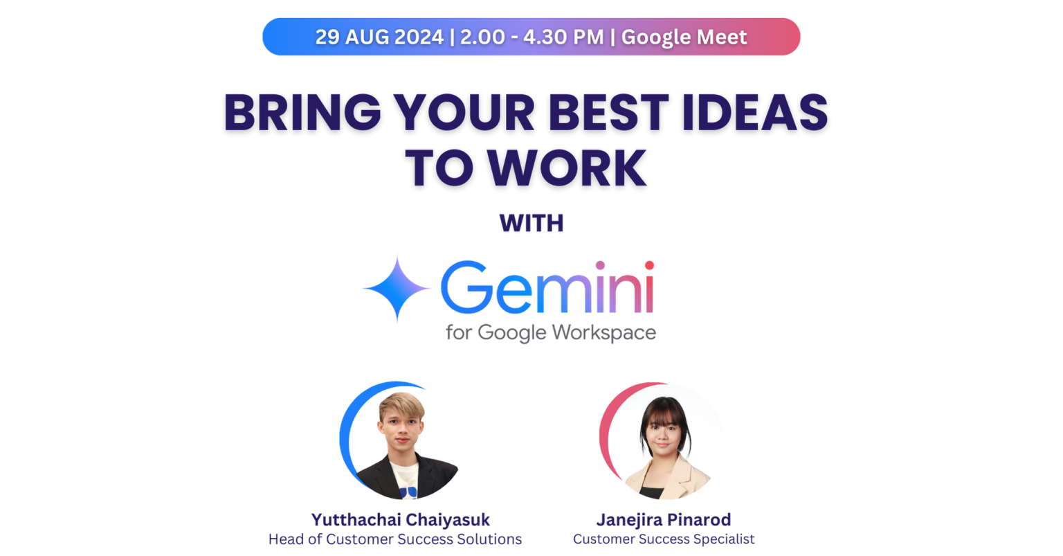 Bring your best ideas to work with Gemini for Google Workspace ...